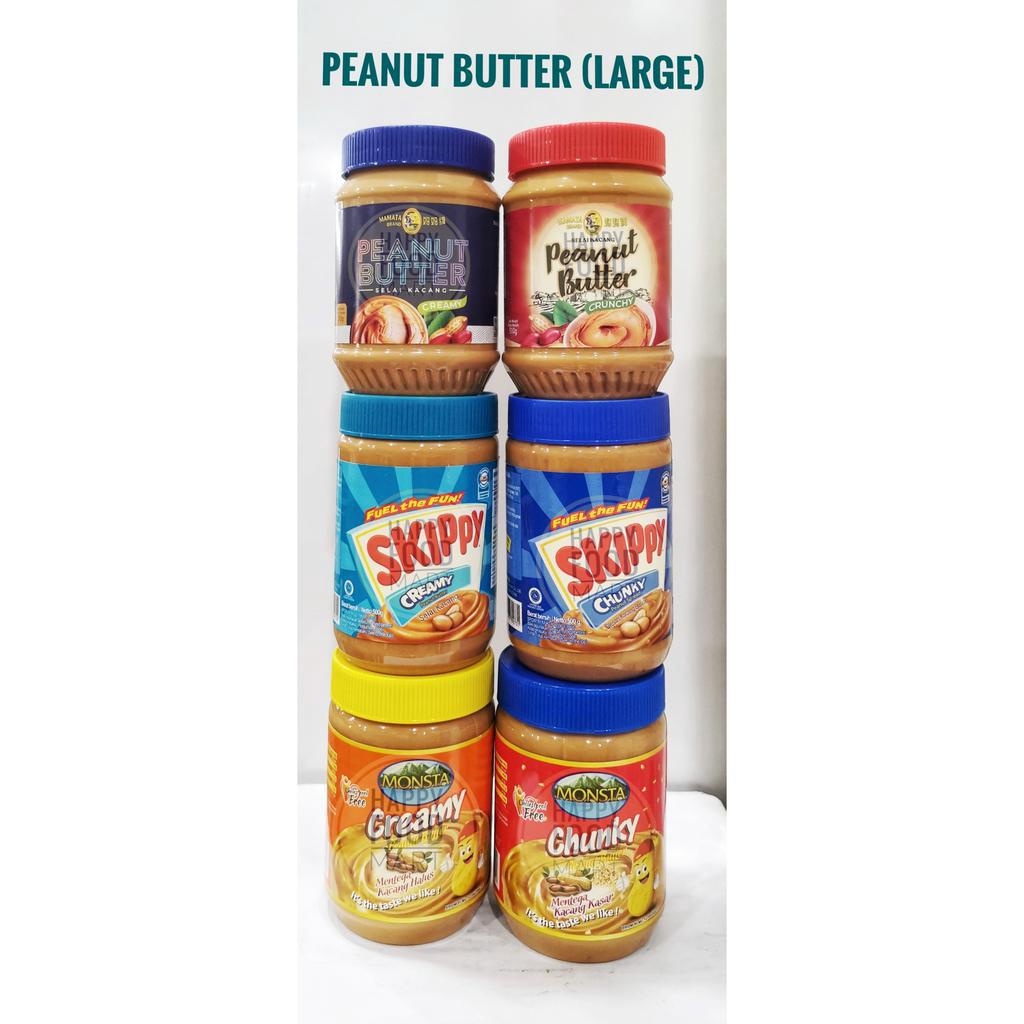 [HALAL] Skippy CREAMY BUTTER PEANUT 500 GRAM/SKIPY CHUNKY SPREADED ...