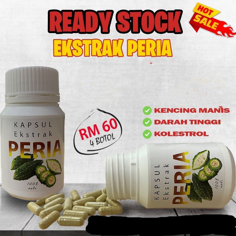 kapsul peria katak original murah (4 botol) | Shopee Malaysia