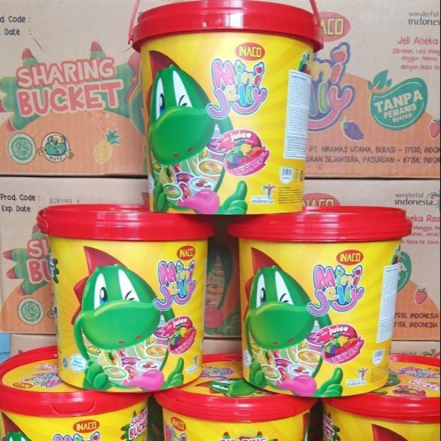 Inaco Mini Jelly - Sharing Bucket (50 cups) | Shopee Malaysia