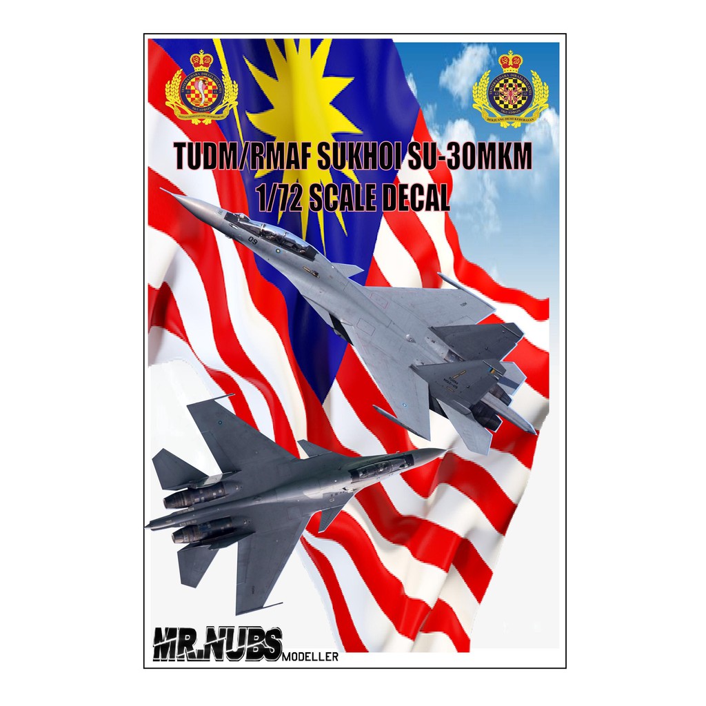 1:72 scale TUDM/RMAF SU-30MKM Decals | Shopee Malaysia