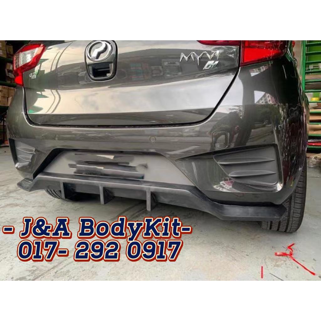 Perodua Myvi 2018 MG3 Rear Diffuser MG3 Model Takero V1 & V2 With Paint ...