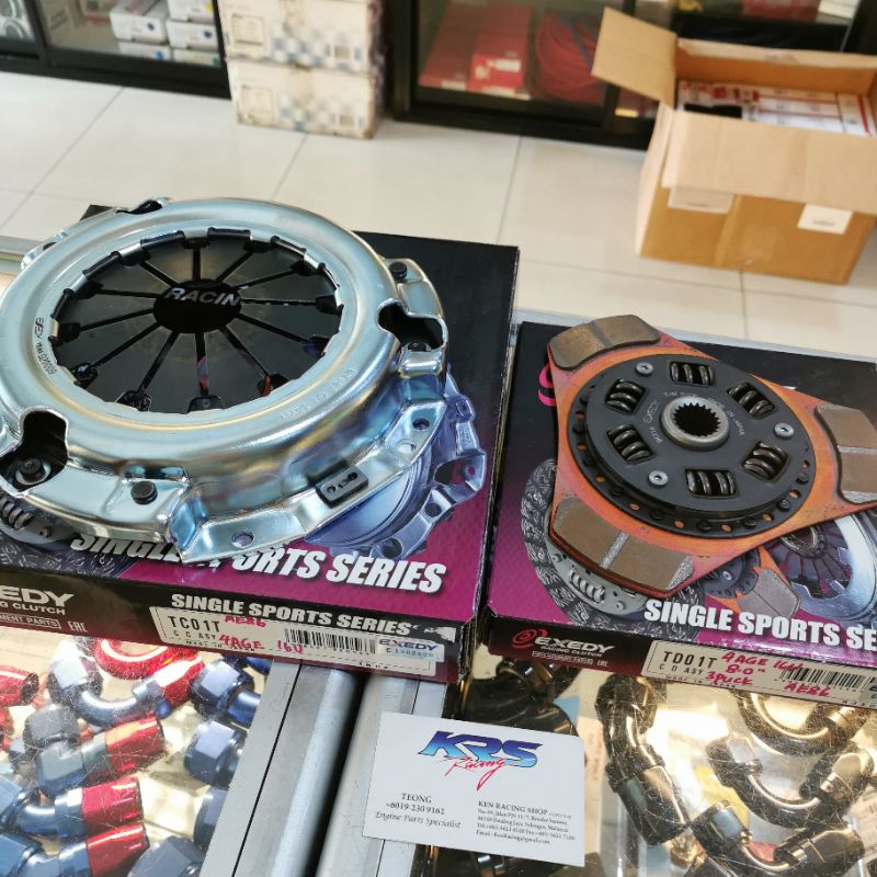 Exedy semi racing Toyota AE86 3 Puck cerametalic levin clutch disc and ...