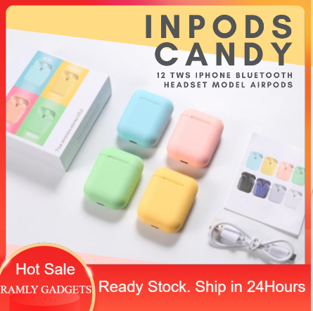 🔥Ready Stock🔥 Inpods 12 Macaron Headset Bluetooth i12 TWS Warna Macaron ...