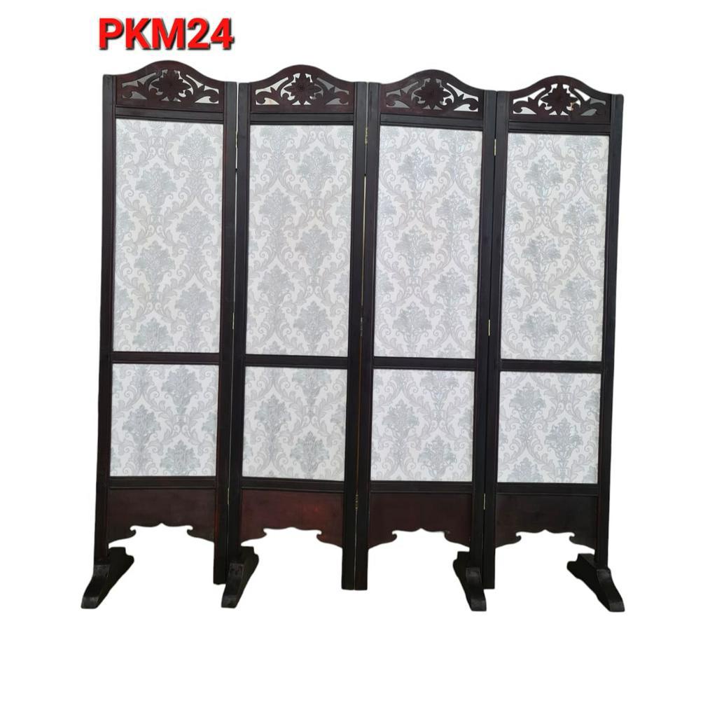 PEMBAHAGI RUANG KAYU / PARTITION KAYU ORIGNAL / WOODEN SCREEN DIVIDER ...