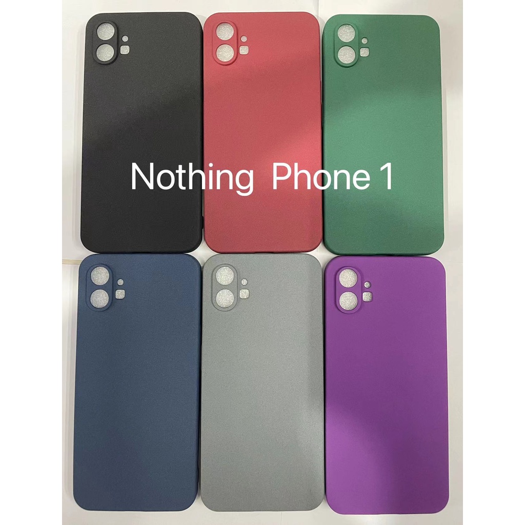 For Nothing Phone 1 Matte Rock Sand Casing Soft Ultra Thin Slim Cover ...