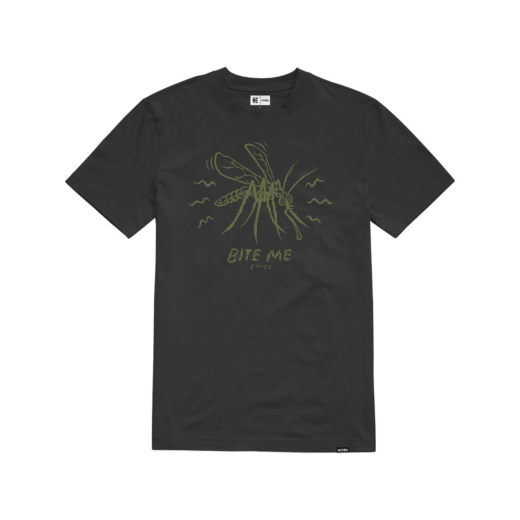 Etnies Bite Me T-Shirt ( Black / Burgundy ) | Shopee Malaysia