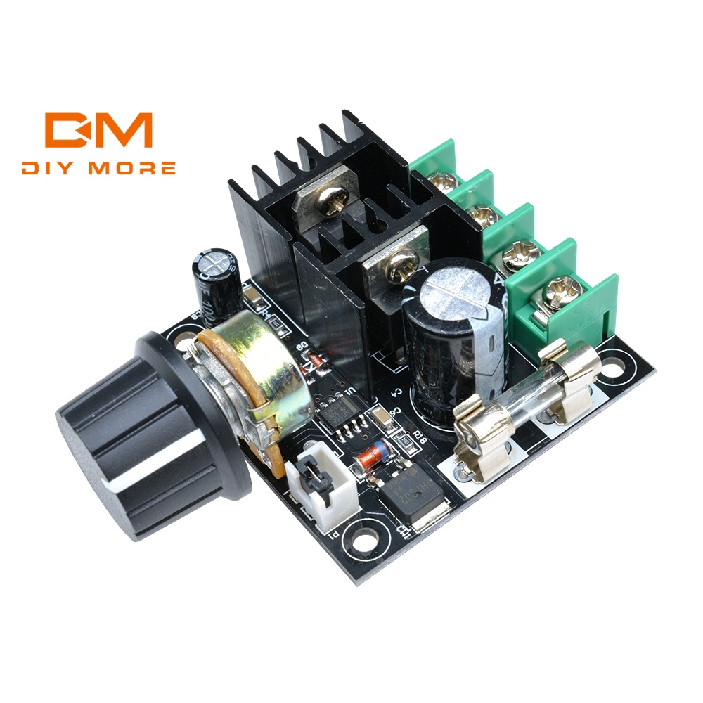 DIYMORE 12V-40V 10A PWM DC Motor Speed Control Switch Controller Volt Regulator Dimmer | Shopee ...