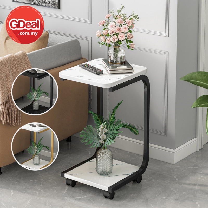 GDeal Indoor Flower Pot Stand Rack Living Room Movable Coffee Side ...