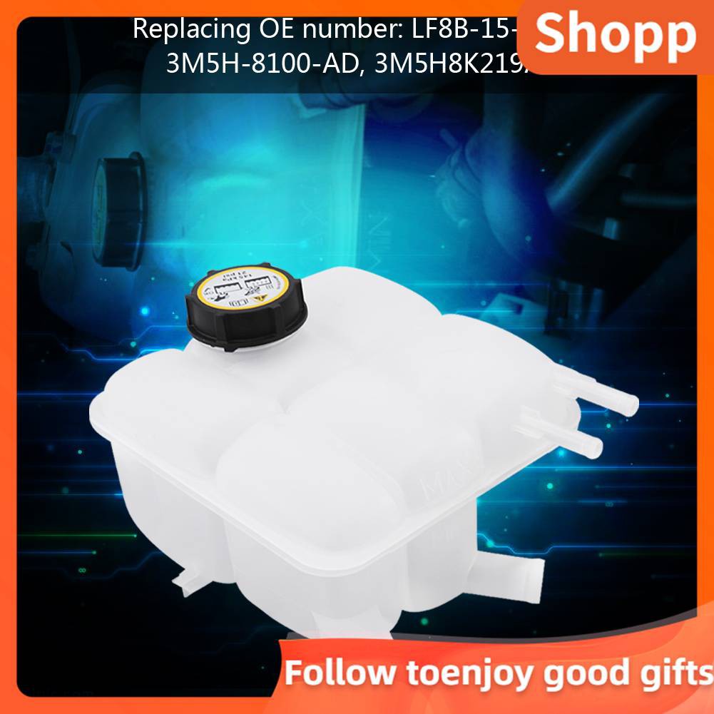 Shopp Auto Coolant Recovery Tank Expansion Bottle Reservoir W/ Cap for ...