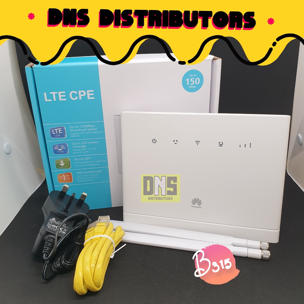 MOD Modem HUAWEI B310 B315 Unlimited Data Home Router 4G LTE All Operator Bypass Hotspot Limit ...