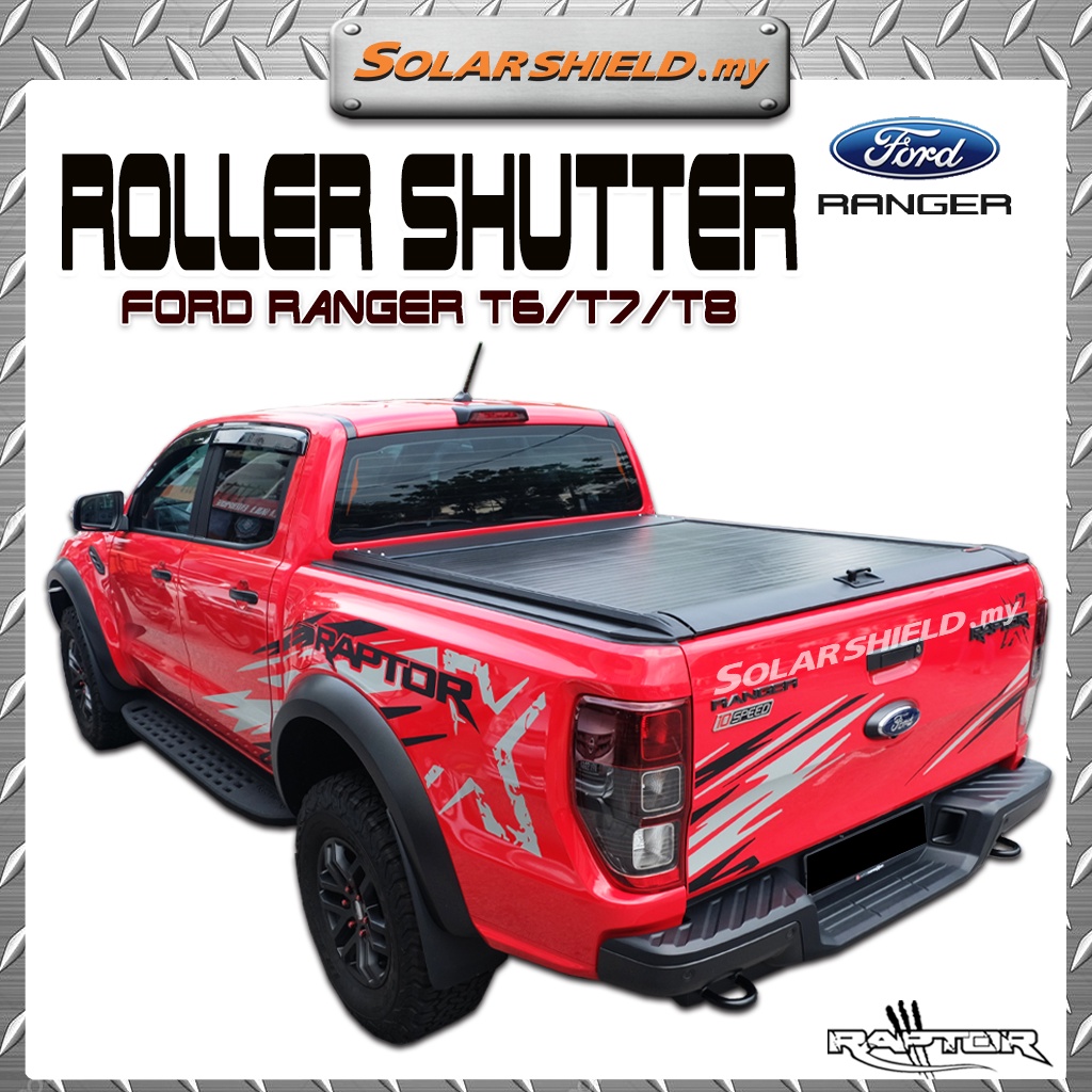 Ford Ranger T6/T7/T8, Wildtrack,Raptor 4x4 Roller Shutter Cover ...