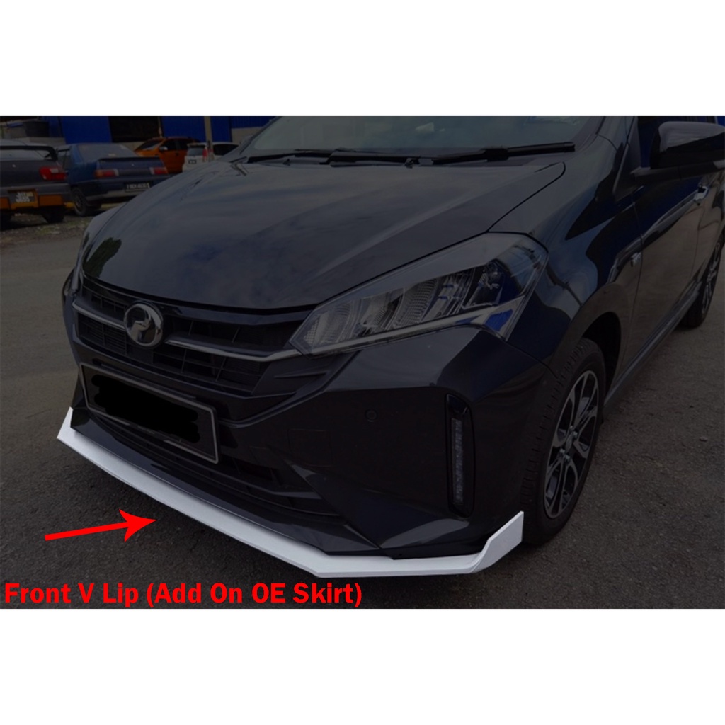 PERODUA MYVI 2022 FACELIFT OEM STYLE FULLSET SKIRTING -WITH PAINTING ...