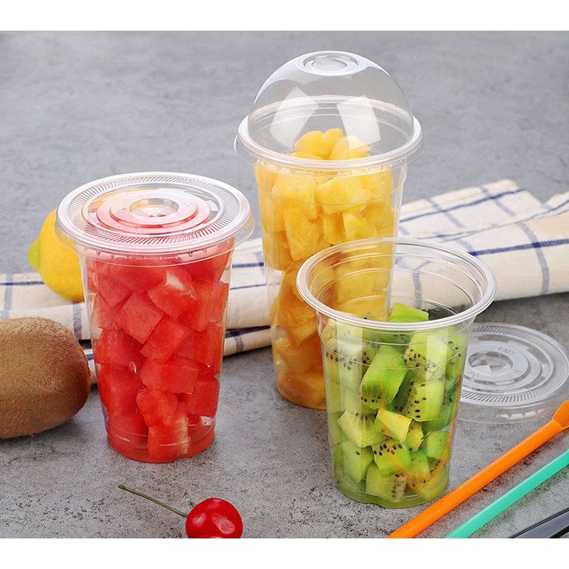 EC 12oz & 16oz & 22oz PP Cup with " Flat Lid/Dome Lid " - Disposable ...