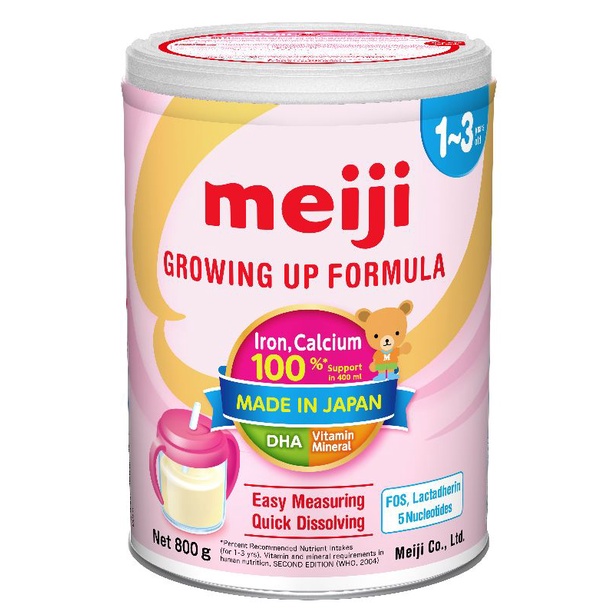Meiji Growing Up Formula 1-3 Milk 800g | Shopee Malaysia
