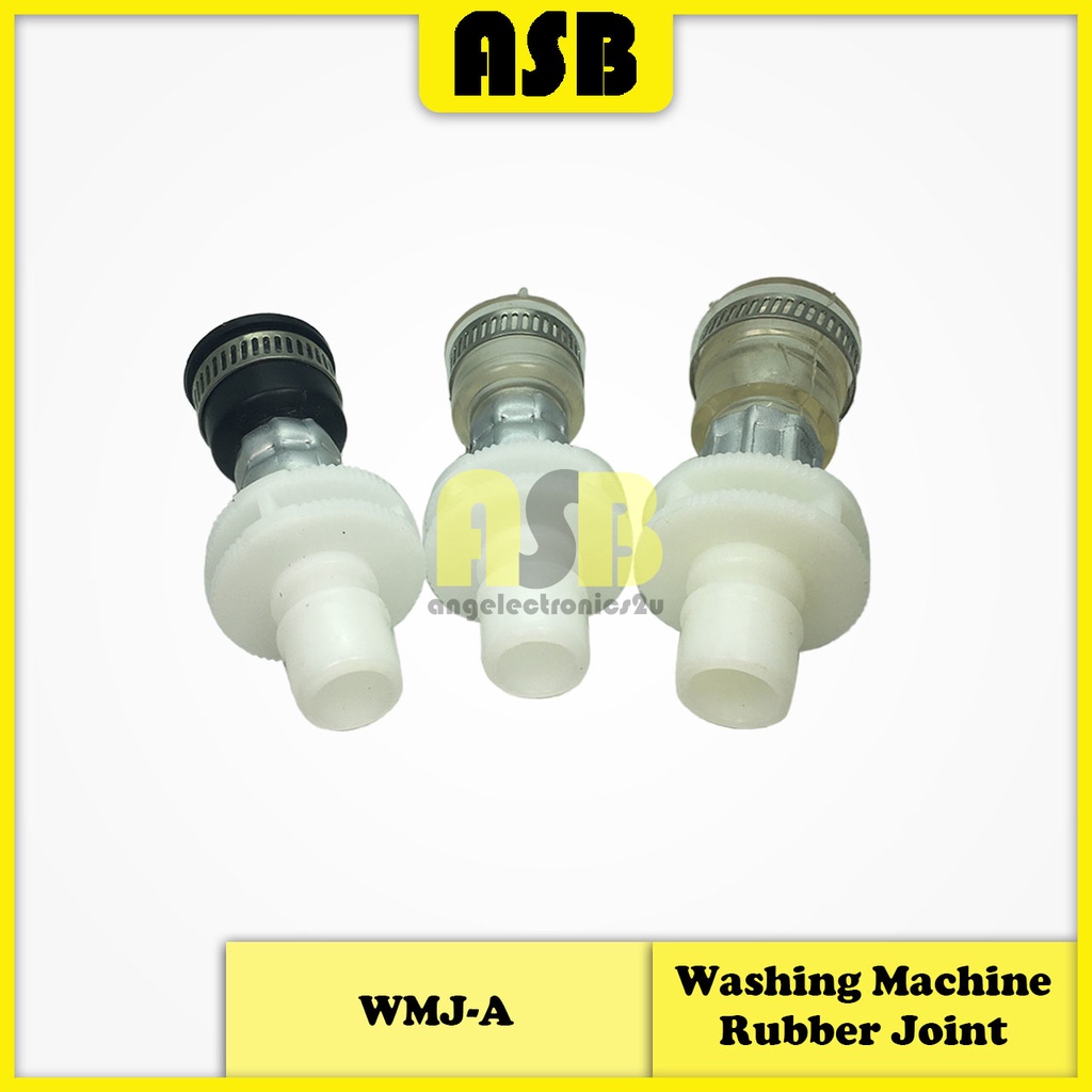(1pc) ( Universal ) Washing Machine Inlet Hose Connector Rubber A-Joint ...