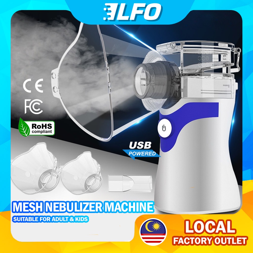 LFO 100% NEW Mesh Nebulizer USB Powered Handheld Nebulizer Atomizer ...