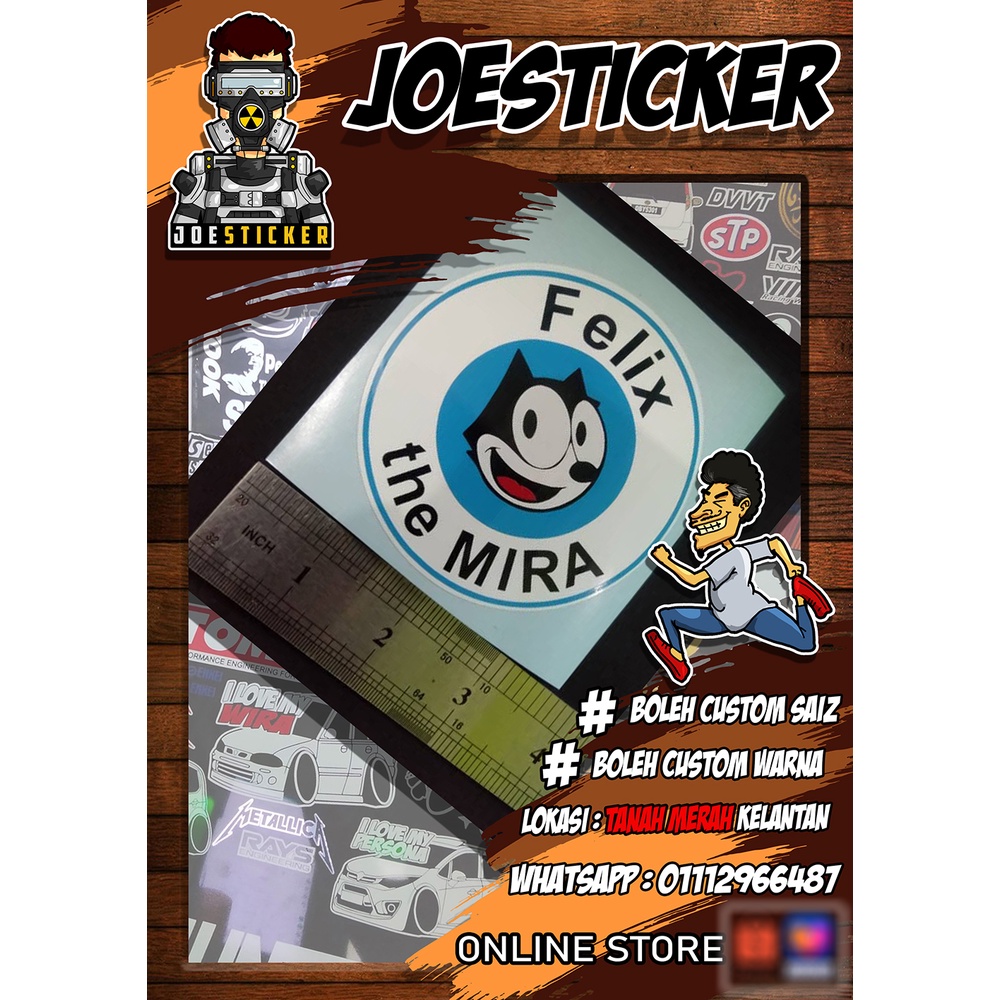 🔥 Sticker Felix the MIRA 🔥 | Shopee Malaysia
