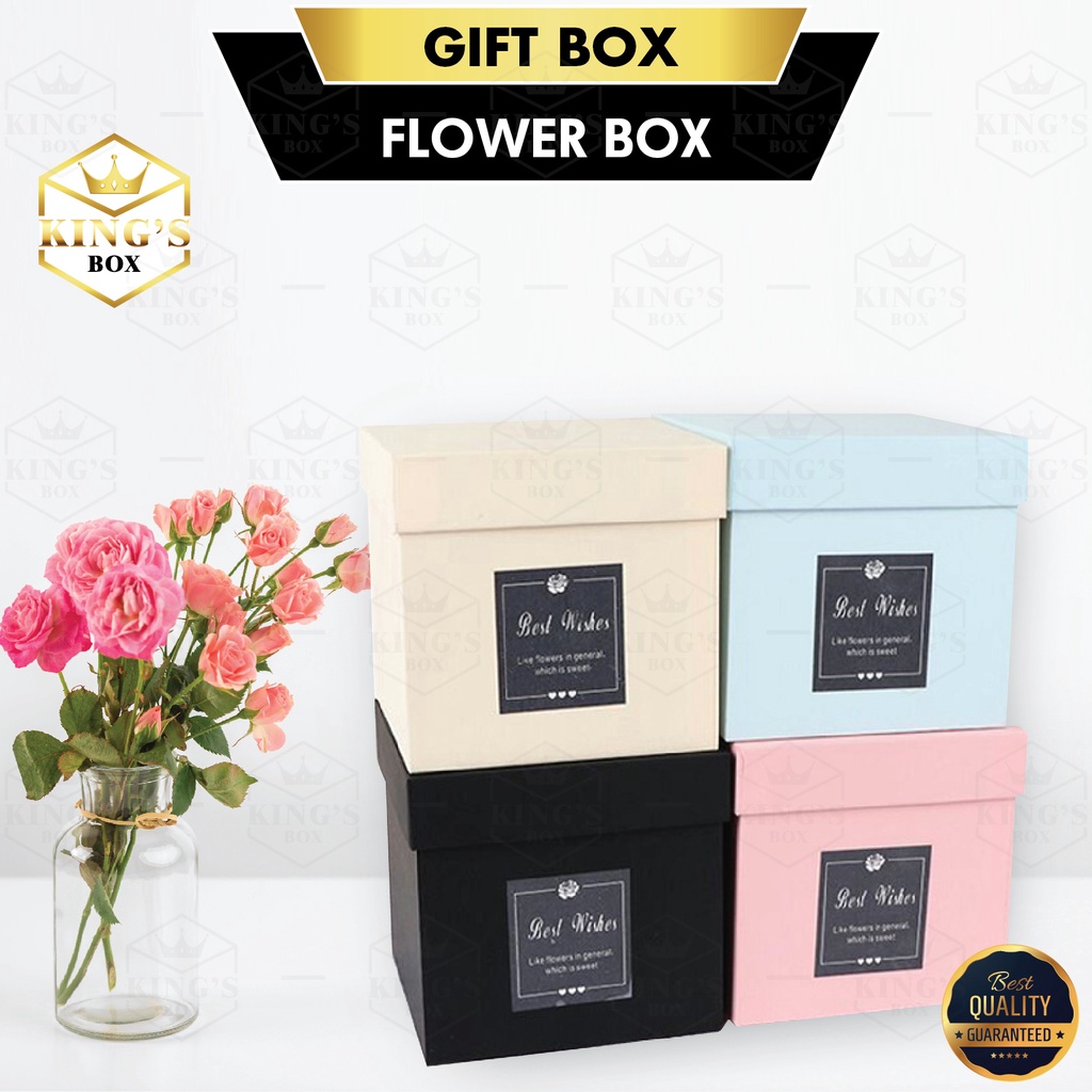 Gift Box Flower Box Kotak Bunga Kotak Hadiah | Shopee Malaysia