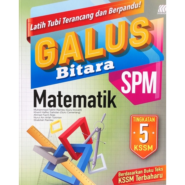 [KOH] GALUS KSSM UASA / SPM MATEMATIK FORM 1 • 2 • 3 • 4 •5 / TINGKATAN 1 • 2 • 3 • 4 • 5 ...
