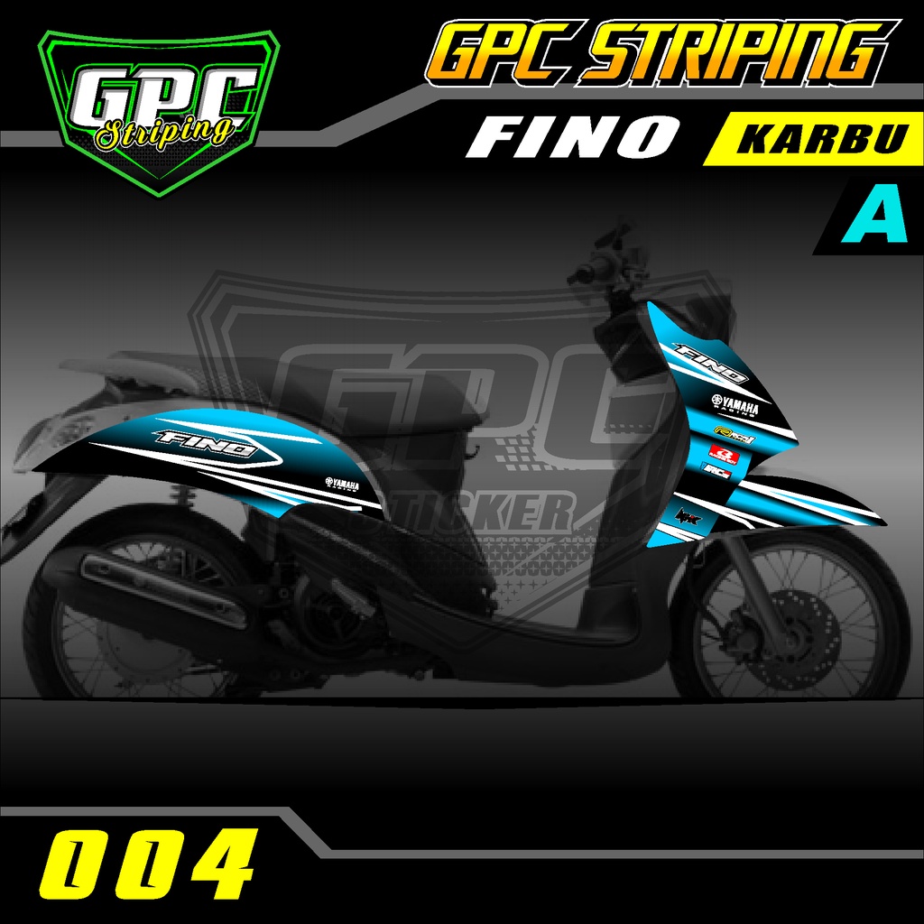 Sticker Striping Honda Fino Carburetor 004-Sticker Variation List ...