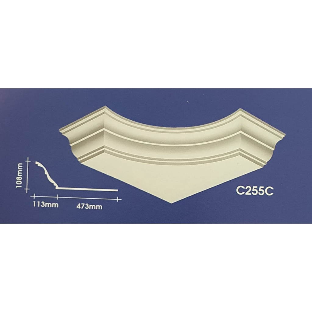 [Malaysia Product] Cornice C255/Cornice Line/ Cornice Corner/Ceiling ...