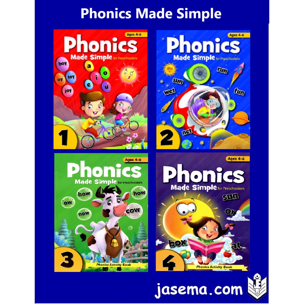 Phonics Made Simple for Preschoolers Ages 4-6 | Shopee Malaysia