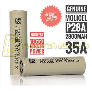 🔥[FLAT/BUTTON TOP] ORIGINAL Molicel P28A & P26A 2800mAh/2600mAh 35A ...