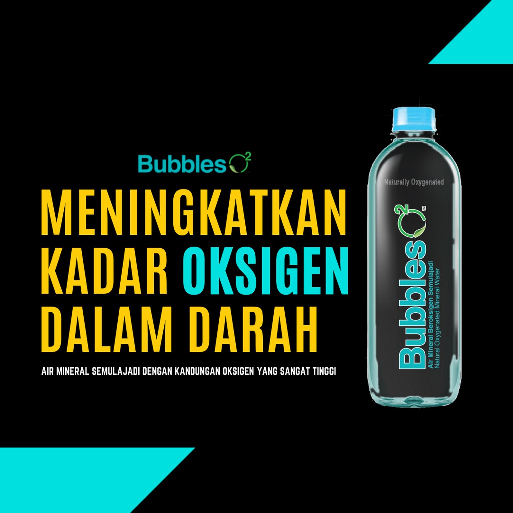 [800ml x 12bottles] Bubbles O2 Naturally Oxygenated (Oxygen-Rich ...