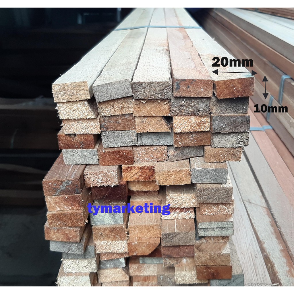 Furniture Timber Wood Batang Kayu Perabot 10mmx20mm | Shopee Malaysia