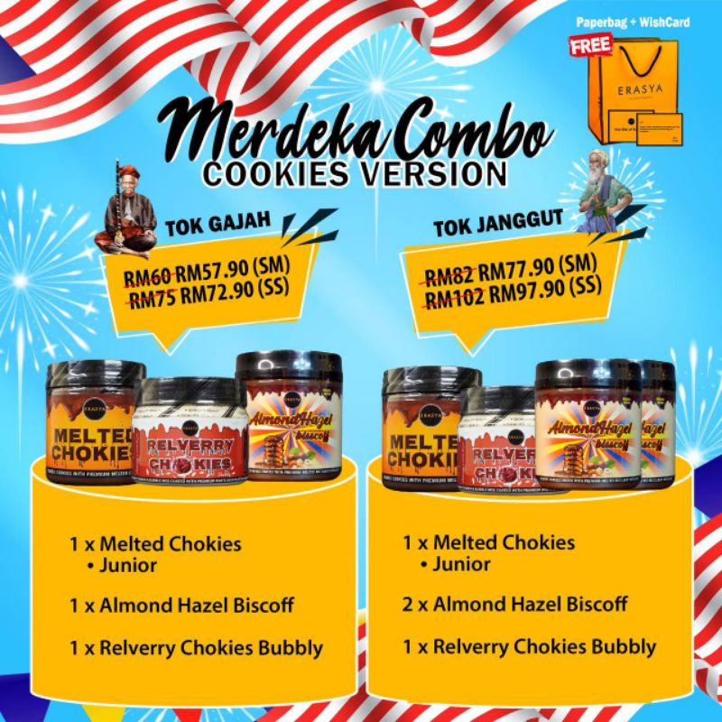 🇲🇾 ERASYA MERDEKA COMBO 🇲🇾 | Shopee Malaysia