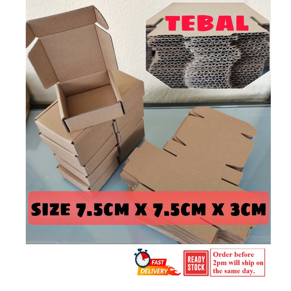 20pcs Craft paper mini box/Kotak mini kertas kraft/Mini Craft Box ...