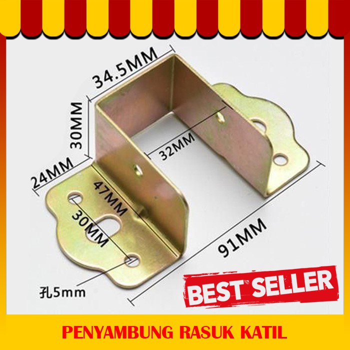 Peralatan & Perkakasan DIY Penyambung Rasuk Kayu Katil Padu DIY Tools ...
