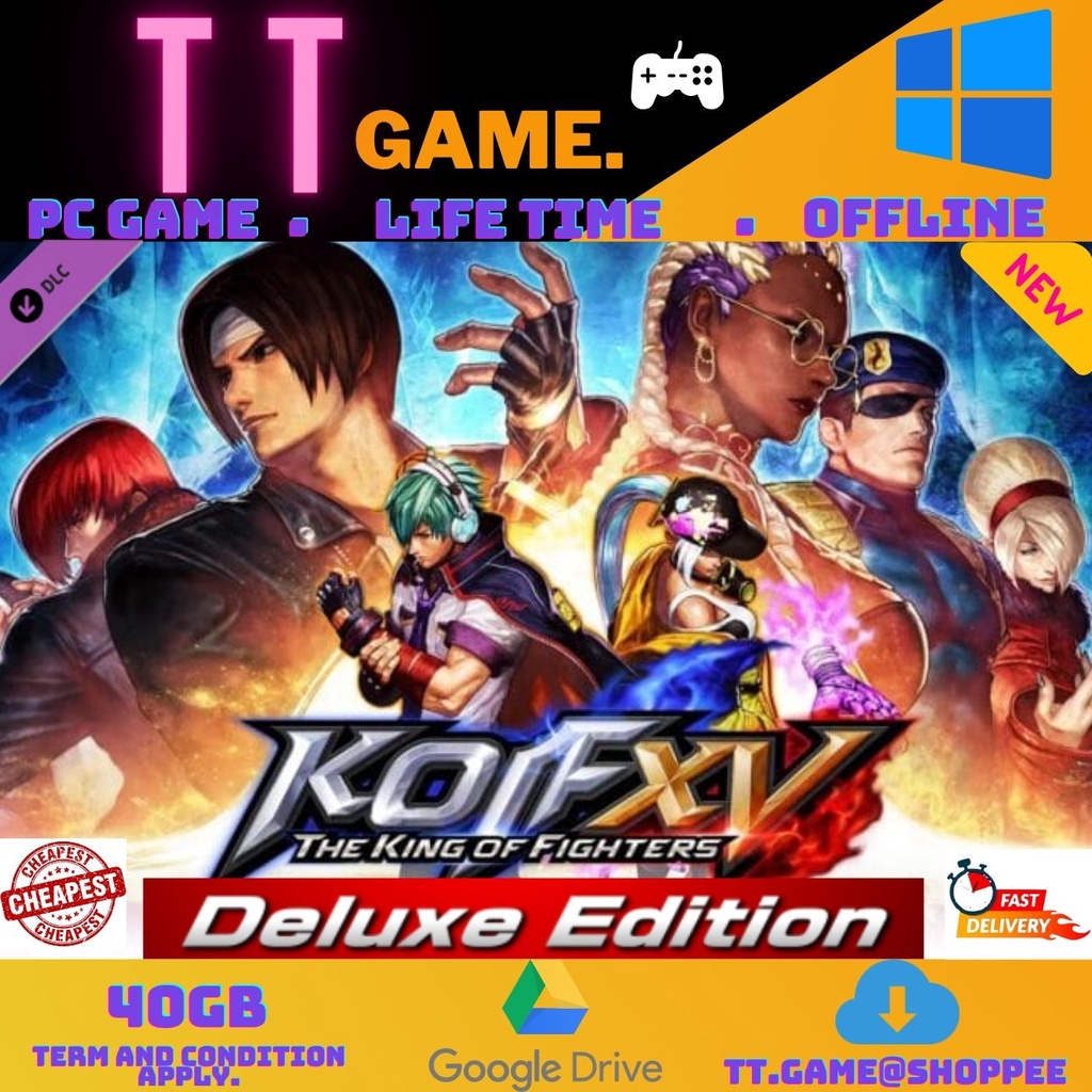 The King of Fighters XV: Deluxe Edition (PC) (FAST DOWNLOAD) (OFFLINE) (ALL-DLC) (FAST INSTALL ...