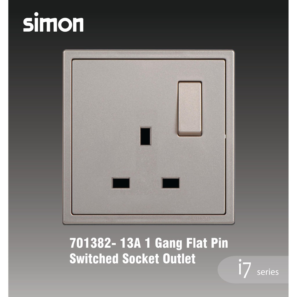 Simon I7 Series Switch / Switches & Socket Outlet (GOLDEN CHAMPAGNE ...