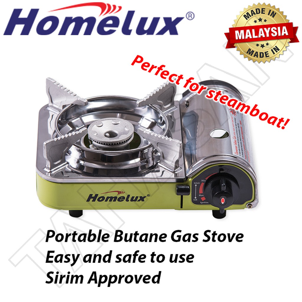 Homelux Portable Mini Butane Gas Stove Camping Stove HP-1001G | Shopee ...