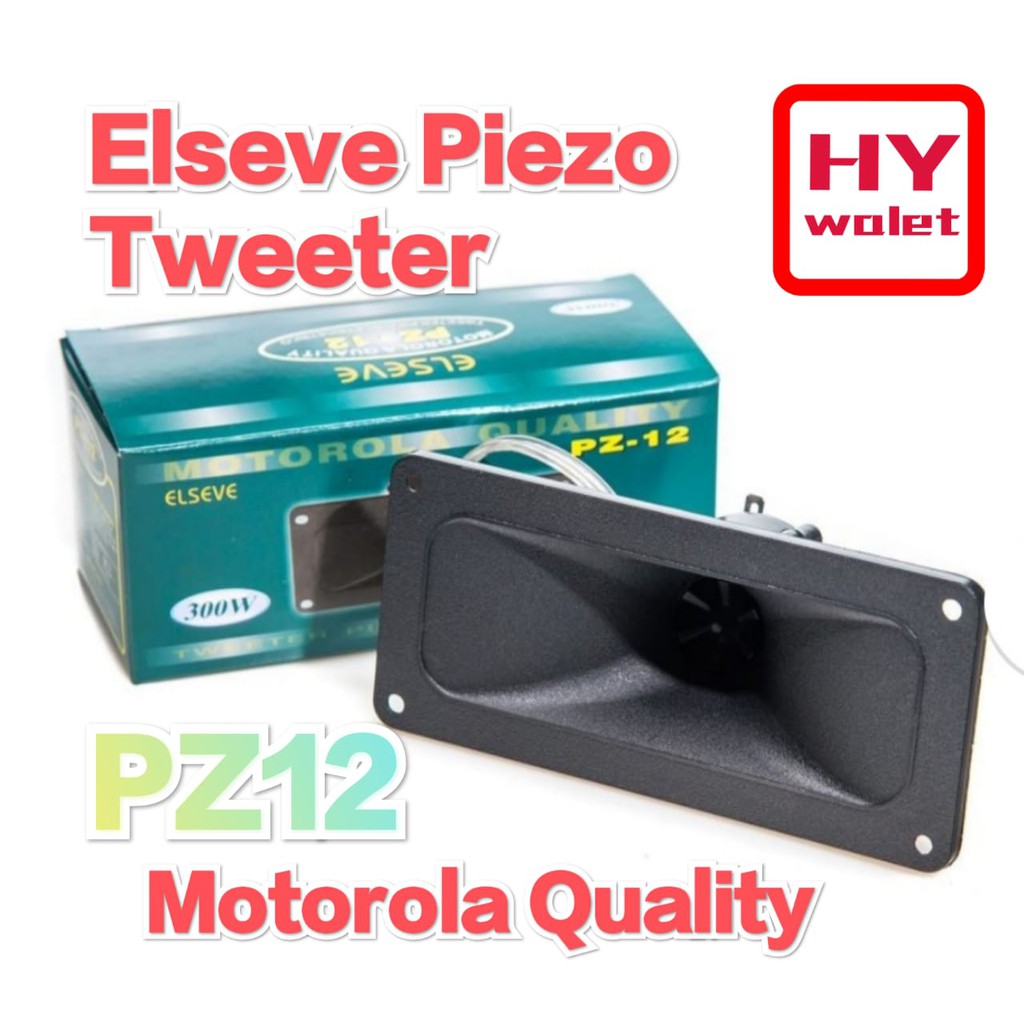 Elseve Piezo Tweeter PZ12 Motorala Quality ( 2"x5' ) | Shopee Malaysia