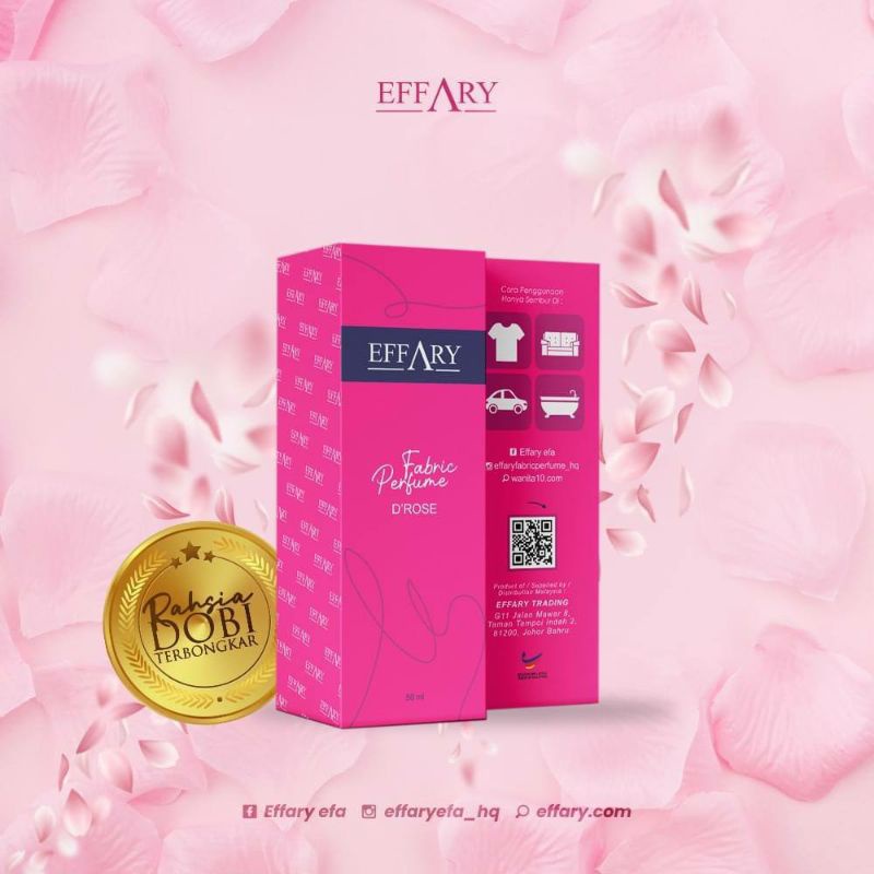EFFARY 🔥🔥[BUY 3 WITH RM55]🔥🔥 | FABRIC PERFUME 50ML + FREE GIFT | Shopee ...
