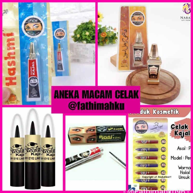 Kajal CELAK/K POWDER KHOL ISMID/TELAK ODOL/CELAK PENCIL ORIGINAL 100% ...