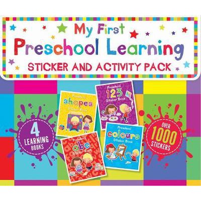 My First Preschool Learning Sticker and Activity Pack (with 4 books ...