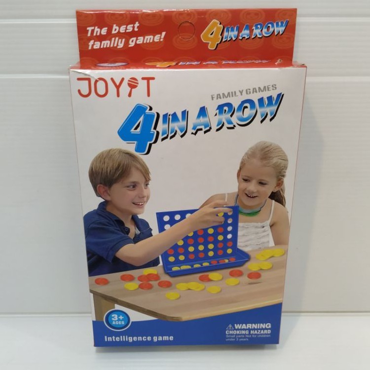 Joyit 4 In A Row Board Game Family Happy Games foldable kid games toys ...