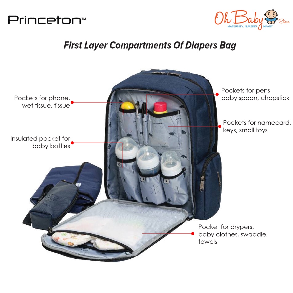 Princeton Starwalker 2.0 Diaper Bag Daddy Bag | Shopee Malaysia