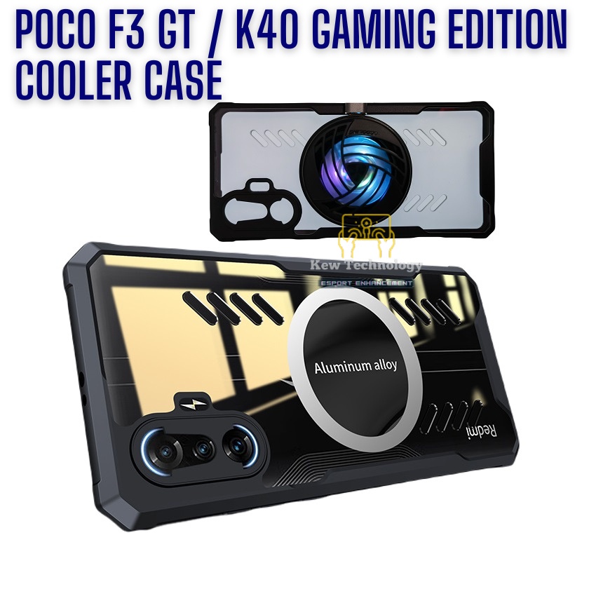 Poco F3 GT Redmi K40 Gaming Edition Cooler Cooling Case Casing Cover ...