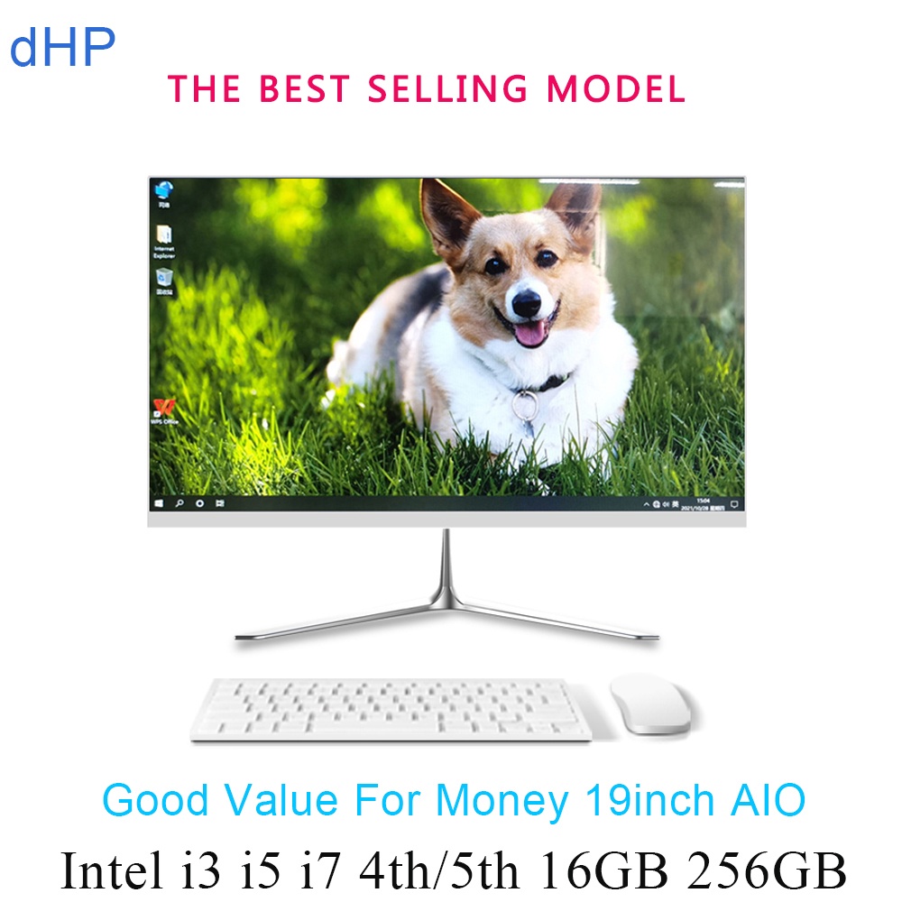 dHP All in one desktop Intel i3 i5 i7 4th 5th AIO PC 8GB 16GB 128GB 256GB SSD Desktop Computer ...