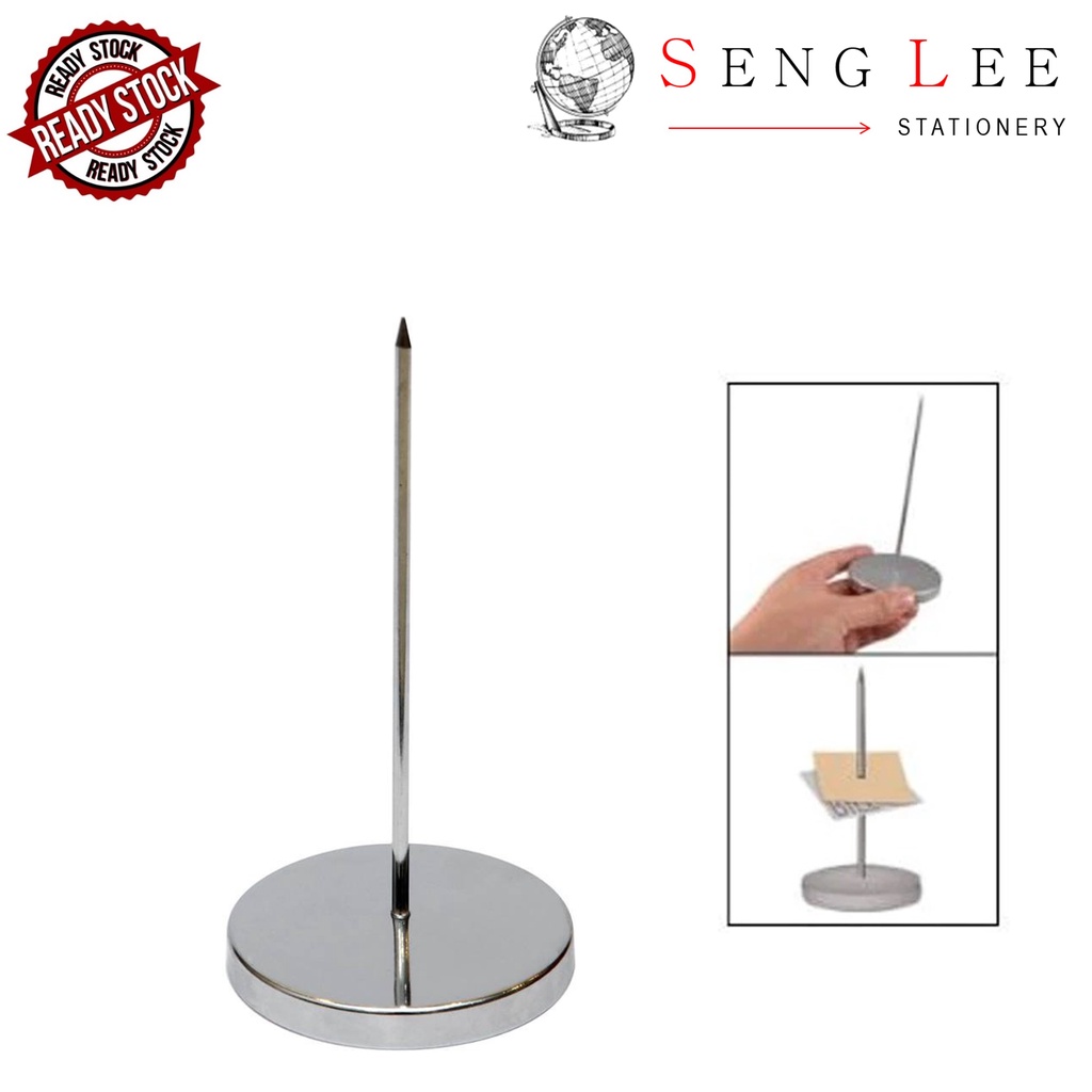 Stainless Steel Bill Holder Spike Stick for Bill Receipt Note Paper ...