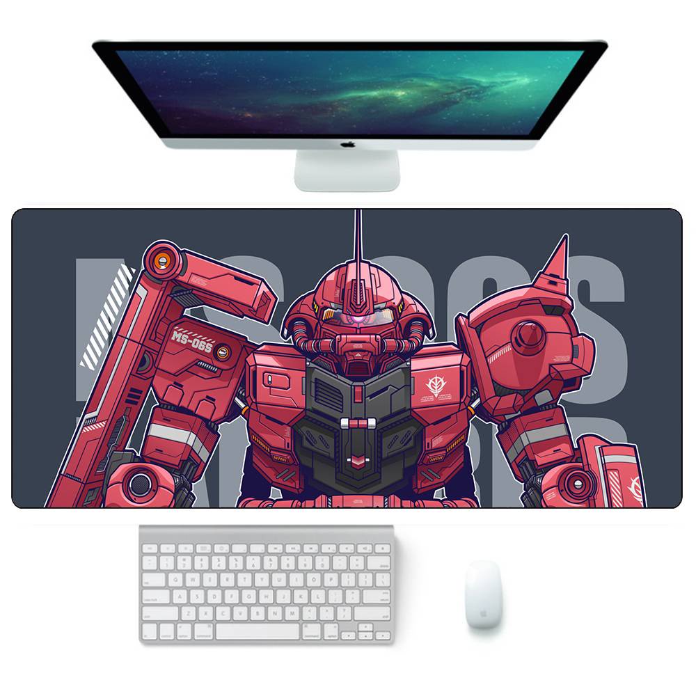 Gundam Mousepad Extended Mouse pad Large Gaming Mouse pad Stitched edge ...