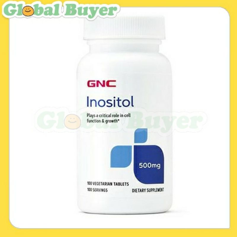 GNC Inositol 500mg 100 Vegetarian Tablets | Shopee Malaysia