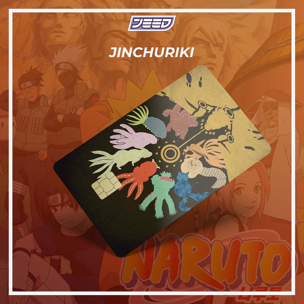 [Naruto] ATM, Bank Debit Credit Card & Touch N Go Sticker Cover Card ...