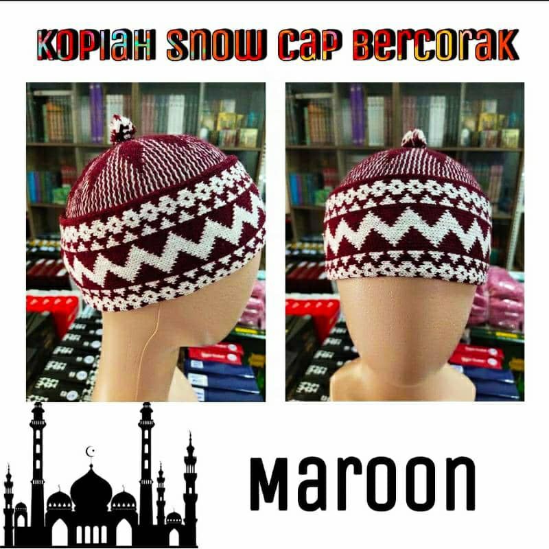 Kopiah Snow Cap Corak / Kopiah Kait Turki / Kopiah Kait Corak | Shopee ...