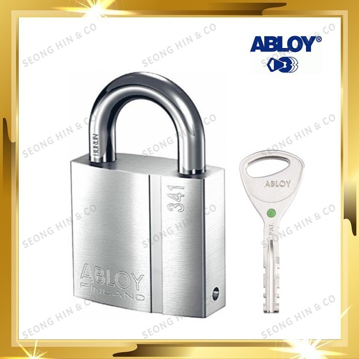 ABLOY GENUINE SENTRY KEY PL341/25 57MM TOUGH BRASS PADLOCK (FINLAND) | Shopee Malaysia