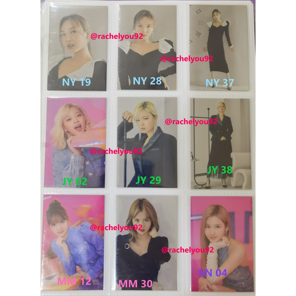 [OFFICIAL] TWICE 4th World Tour III Random Trading Cards Nayeon ...